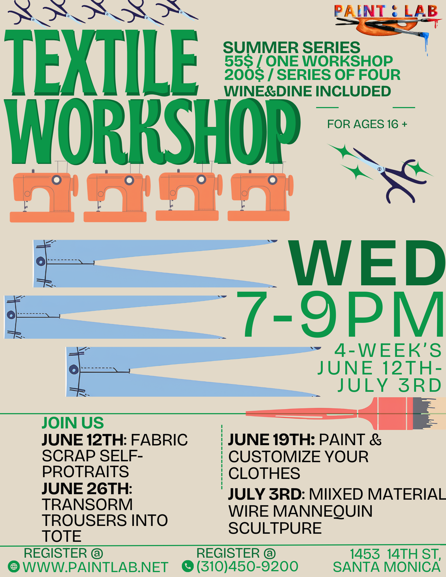 Textile Workshop – Full Series | PAINT:LAB